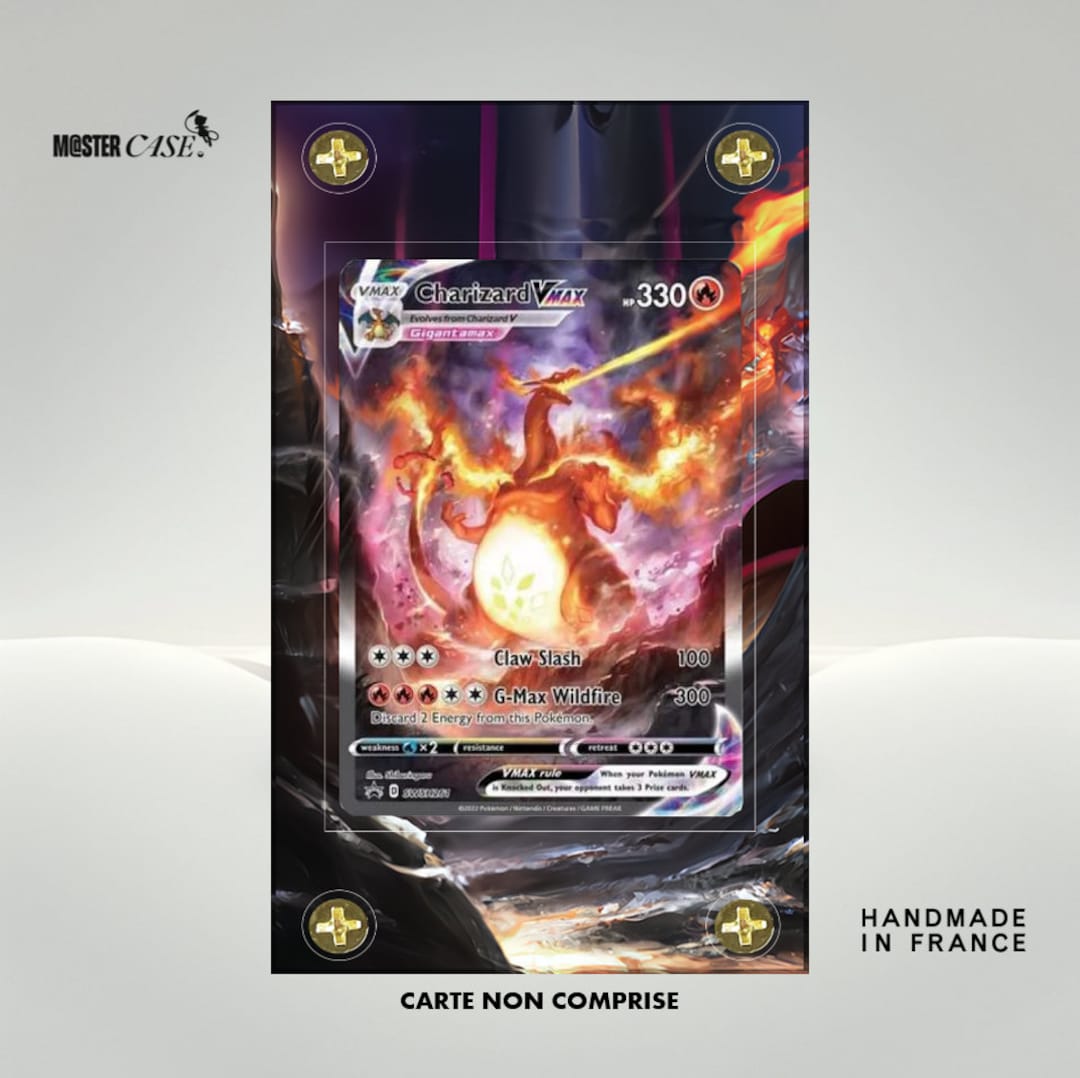 Charizard VMAX Custom Pokemon Card Display Case - Etsy