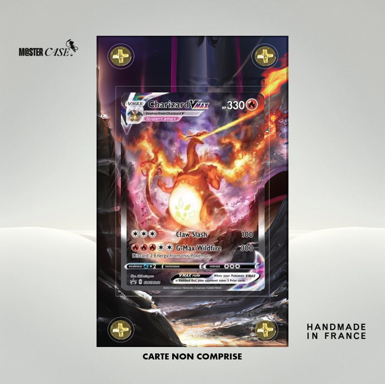 Charizard VMAX Custom Pokemon Card Display Case - Etsy