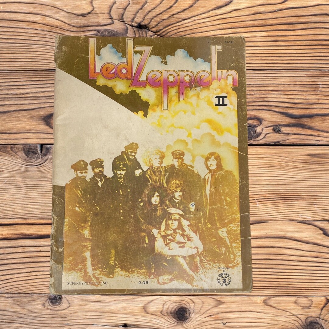 Led Zeppelin Original Songbook 1969 - Etsy