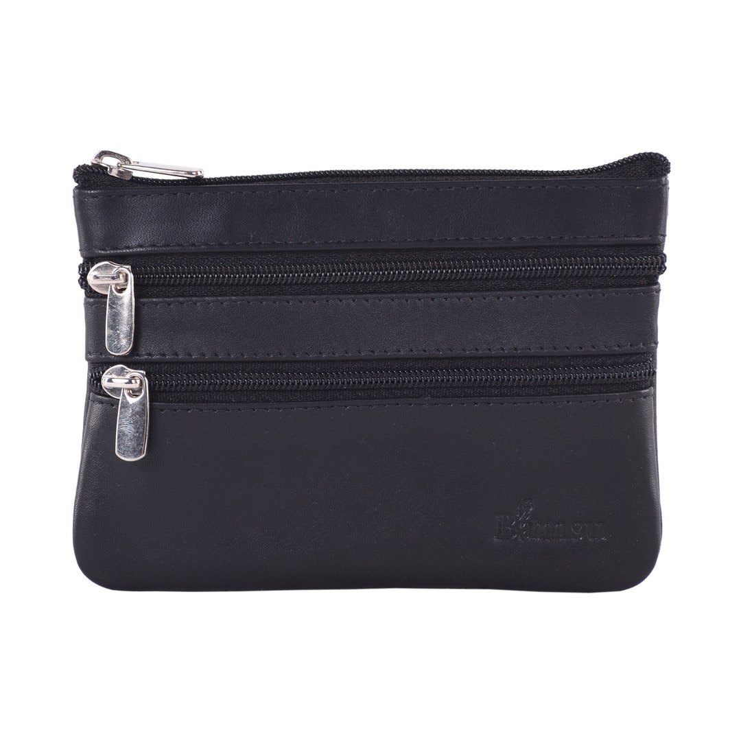 Leather 4 Chain Coin Purse,key Pouch,coin Pouches,credit Card Key Chain ...