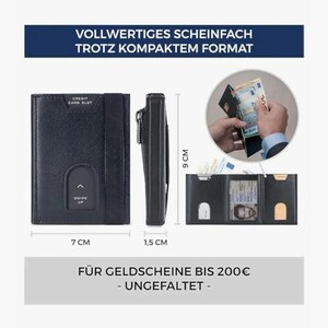 Leather Wallets for Men, Smart Card Wallet for Men With RFID, Leather ...