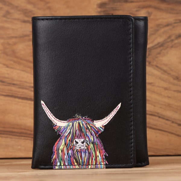 Cow Leather Wallet - Etsy