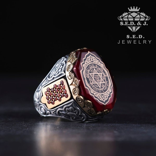 King Solomon Secret Seal Ring - Etsy