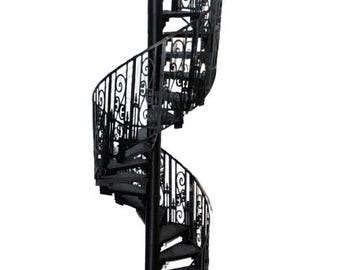 Dollhouse Miniature Spiral Staircase 1:12 Scale - Etsy