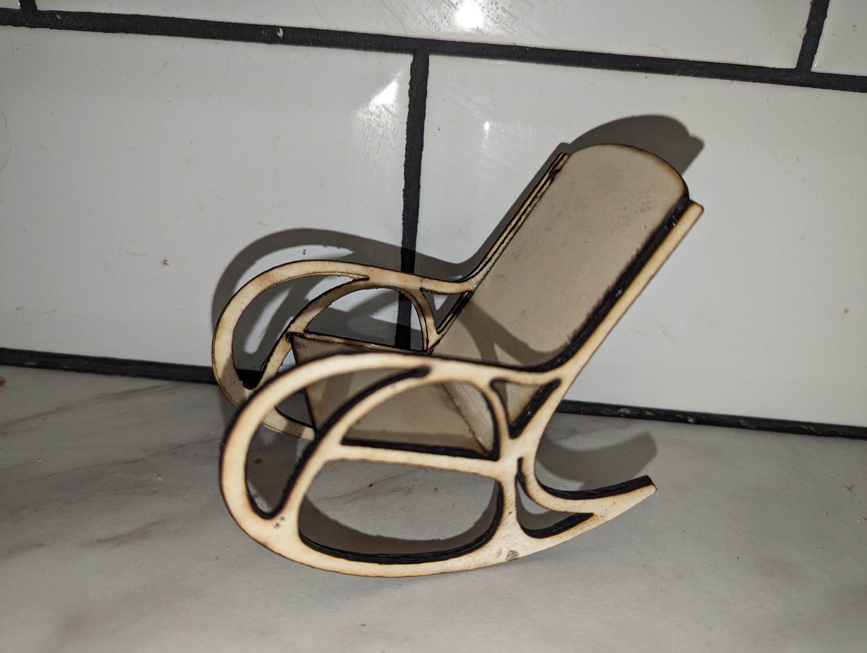 1:12 Scale Dolls House Rocking Chair Kit - Etsy