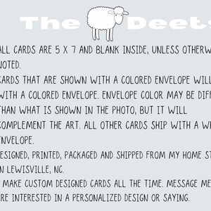 Funny Thank You Card | "boom. Manners" | Handmade | 5 X 7 Blank Inside ...