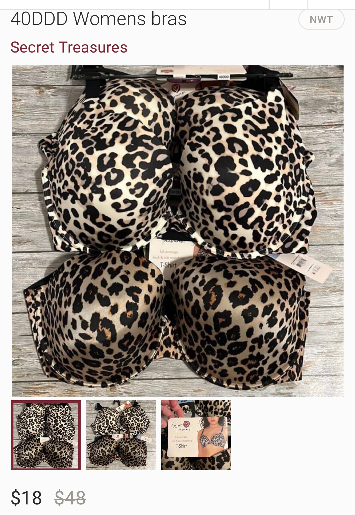 Secret Treasure Full Coverage Back & Side Smoothing Bra - Etsy