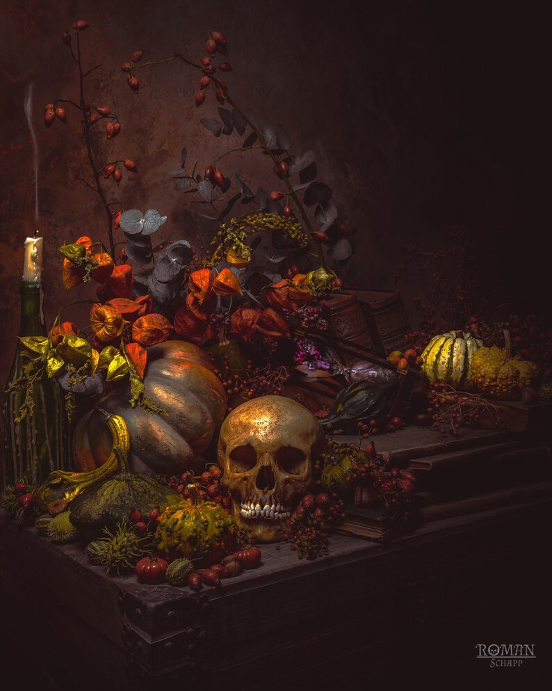 Memento Mori Vanitas Still Life - Etsy