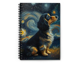 Dachshund Dog Spiral Notebook 8x6, Writing Journal, Notepad, Food ...