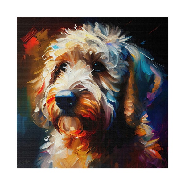 Goldendoodle Art - Etsy