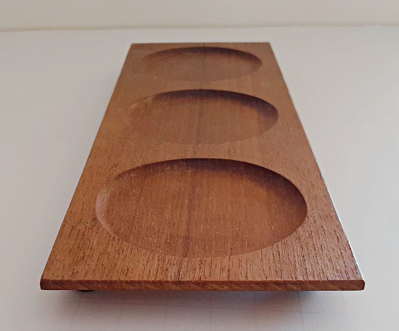 Vintage Wood Liquor/sake/beer/wine Flight Board 3 Cup Made in Japan MCM ...