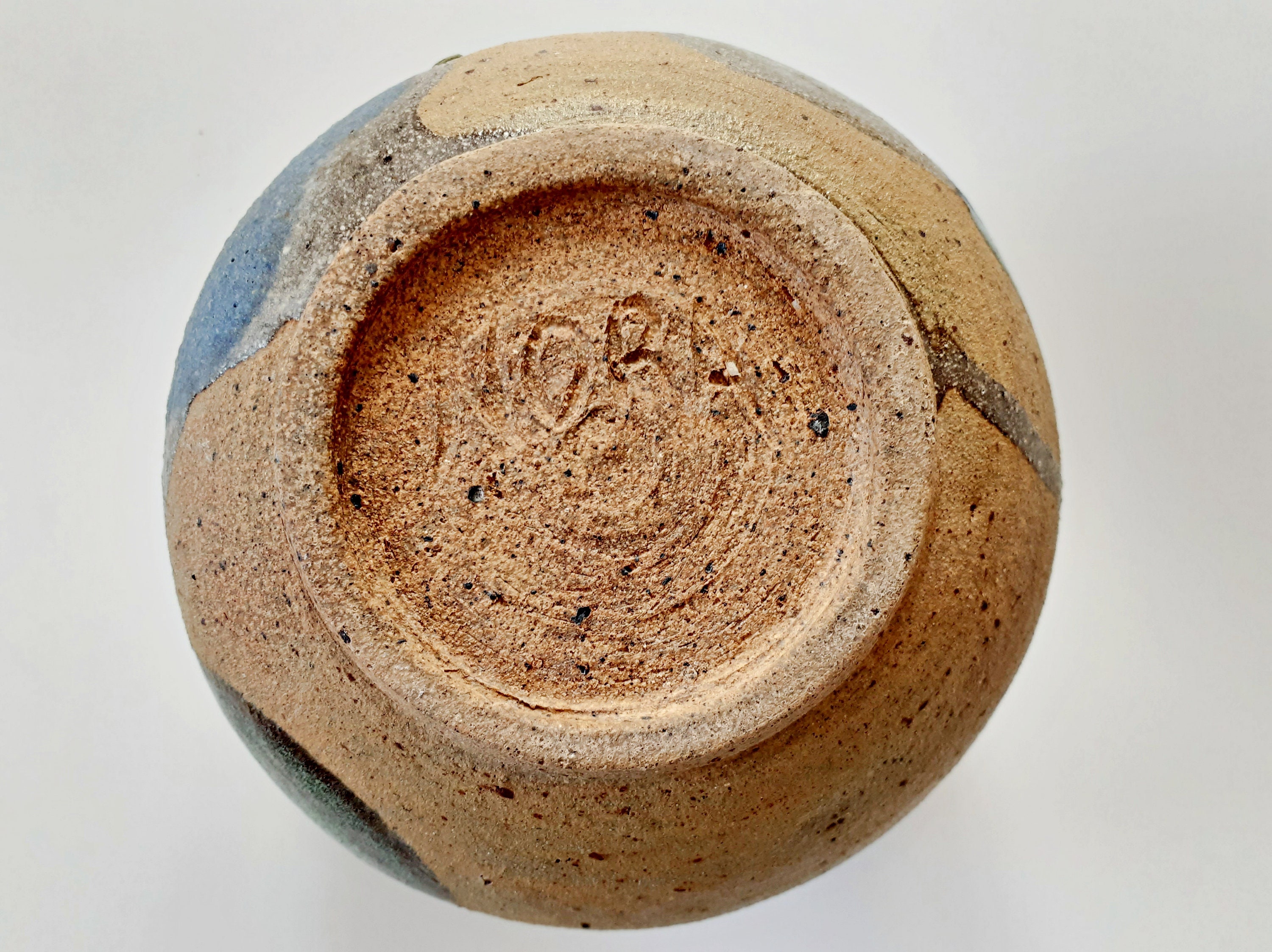Vintage Nora Pottery Vase, Beautiful, Unique Design and Colors. Signed ...