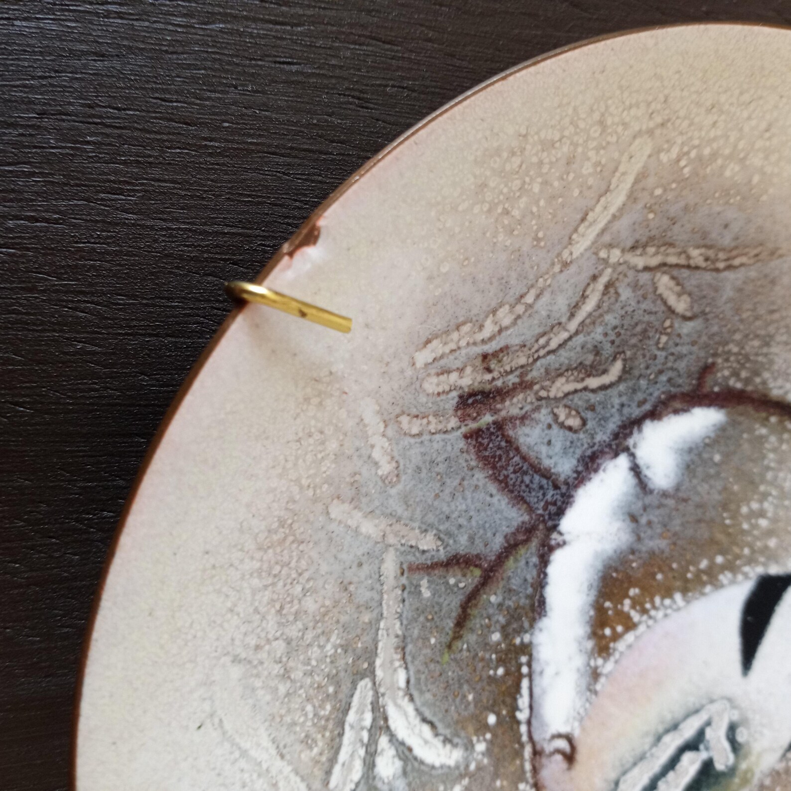 Norman Brumm Enamel Bird Plates, Vintage 6" With Wall Mounting Brackets ...