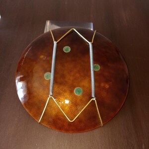 Norman Brumm Enamel Bird Plates, Vintage 6" With Wall Mounting Brackets ...