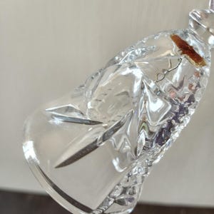 Crystal Glass Bell, Vintage Mid Century Modern 4 1/2 Inches Tall ...