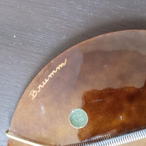 Norman Brumm Enamel Bird Plates, Vintage 6" With Wall Mounting Brackets ...