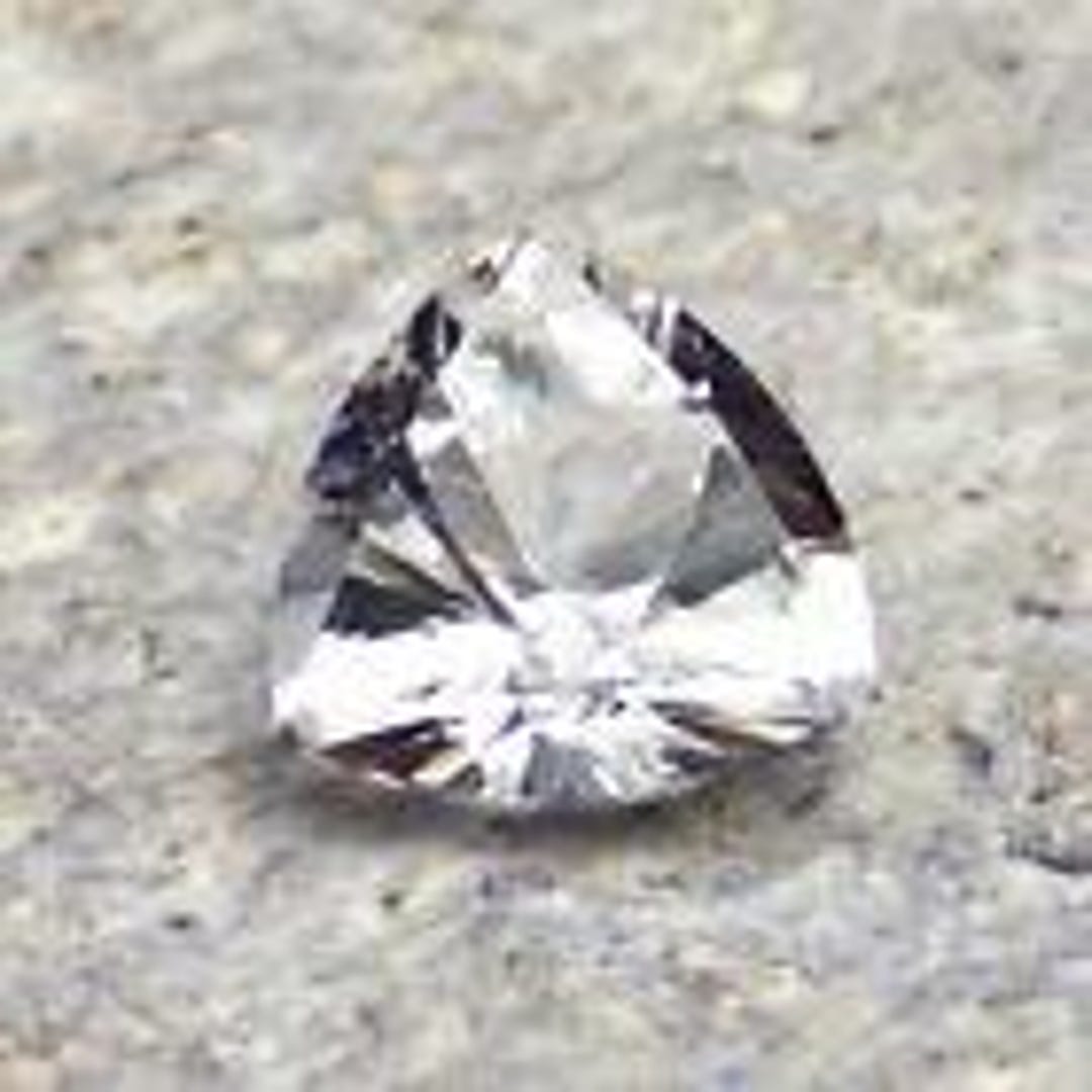 Danburite Stone Trillion Cut - Etsy