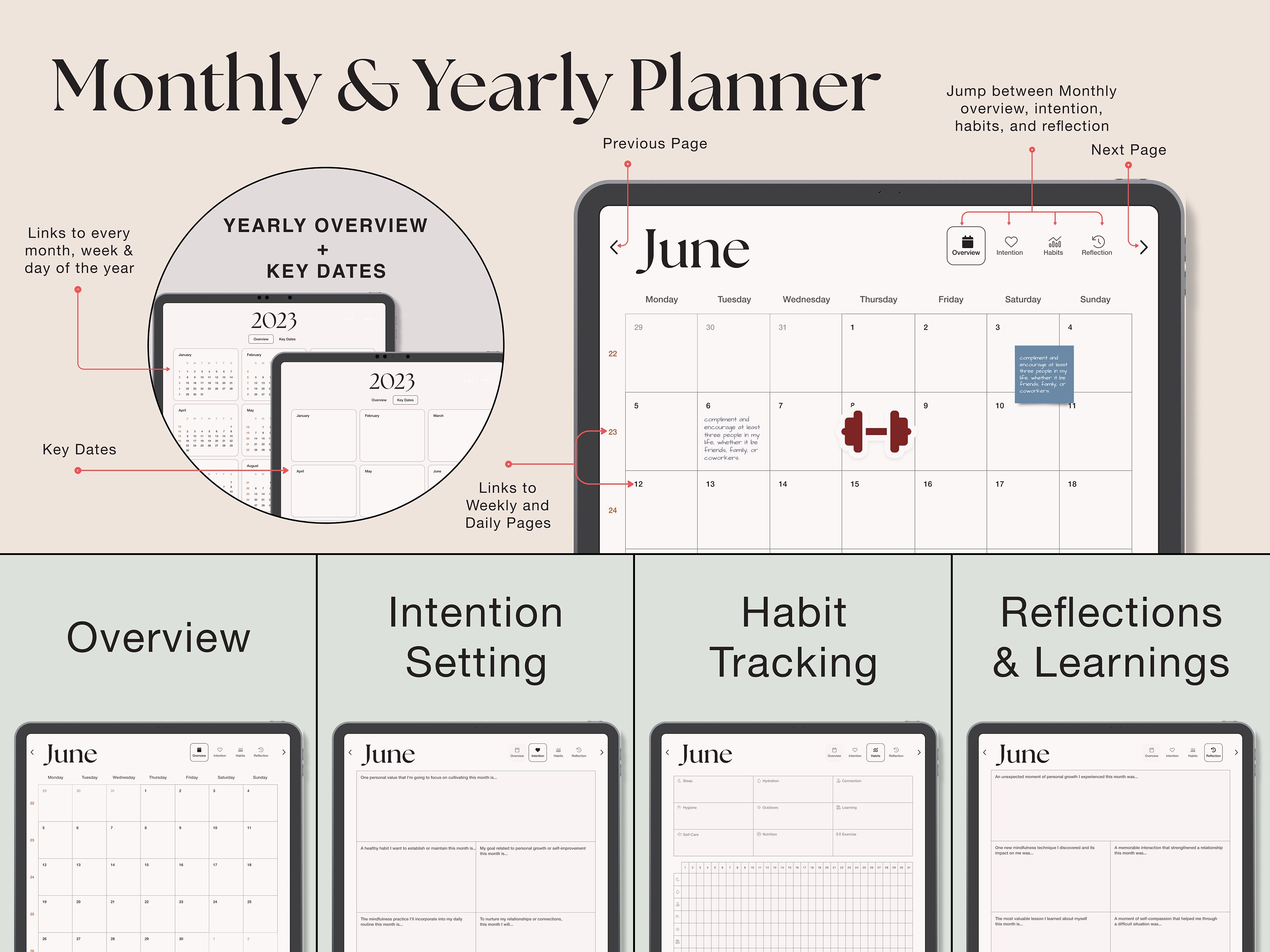 Wellness Digital Planner 2024 With Meditations, Templates, Activities ...