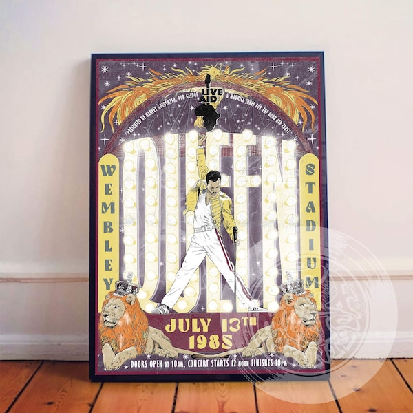 Queen Band Poster - Etsy
