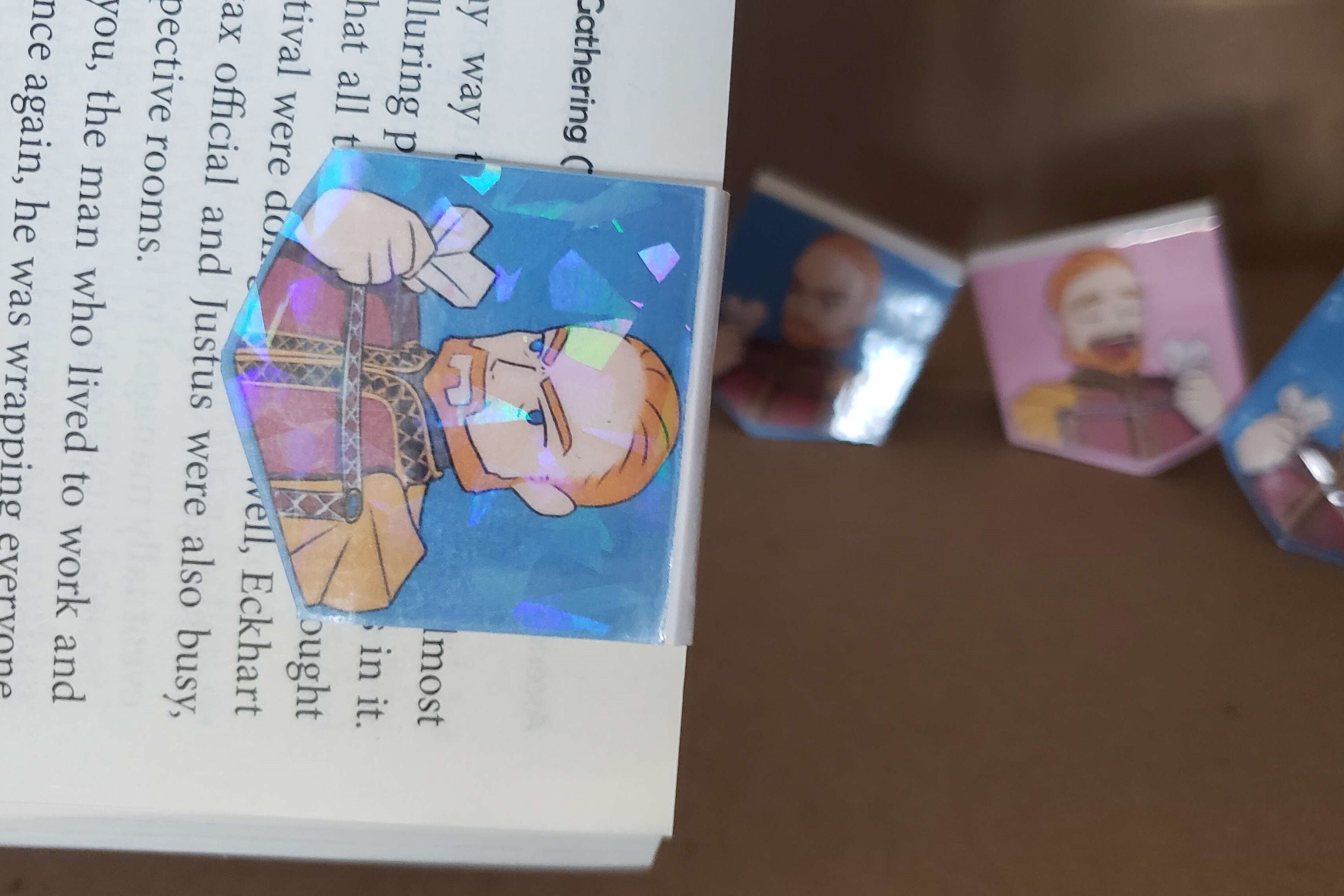 Holographic Ascendance of a Bookworm Magnetic Bookmarks: Bonifatius Set of 6 and 12 - Etsy