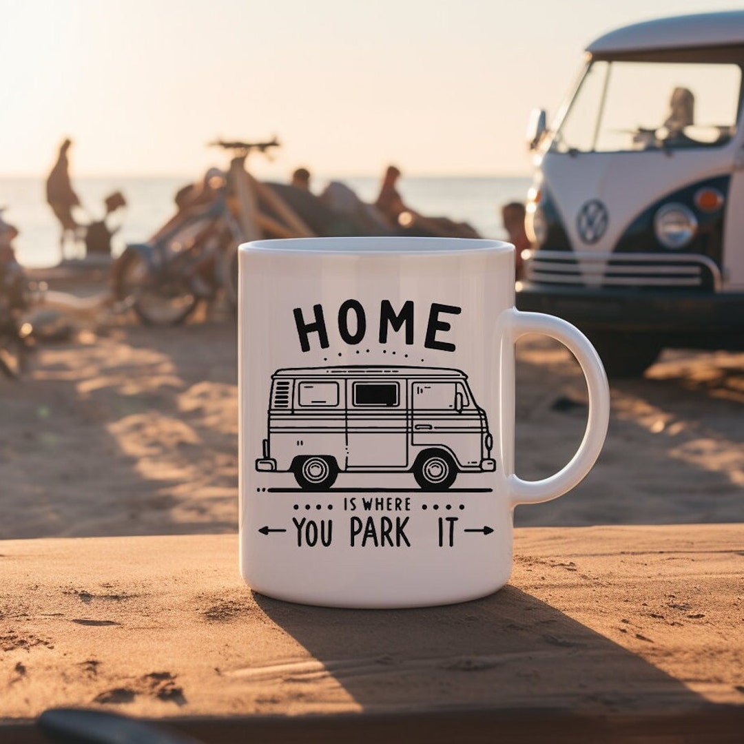 Vintage Camper Van Mug Retro Ceramic Coffee Cup Home is - Etsy