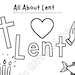 Catholic Lent PDF | Lent Coloring Page | Lent for Kids | Lent Printable ...