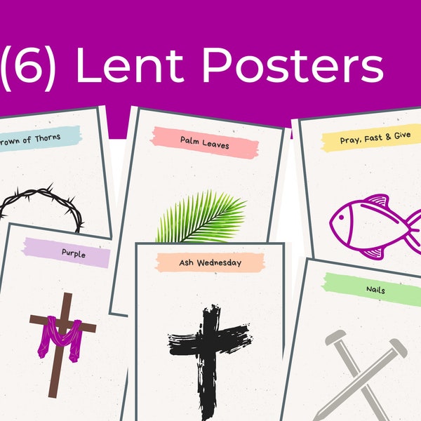 Lent Posters - Etsy