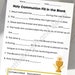 Printable Catholic First Communion Fill in the Blank | 1st Communion ...