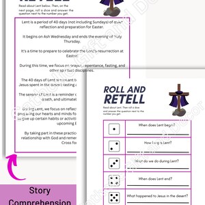 Lent Printable Activity Bundle | Christian & Catholic Lenten Activities ...