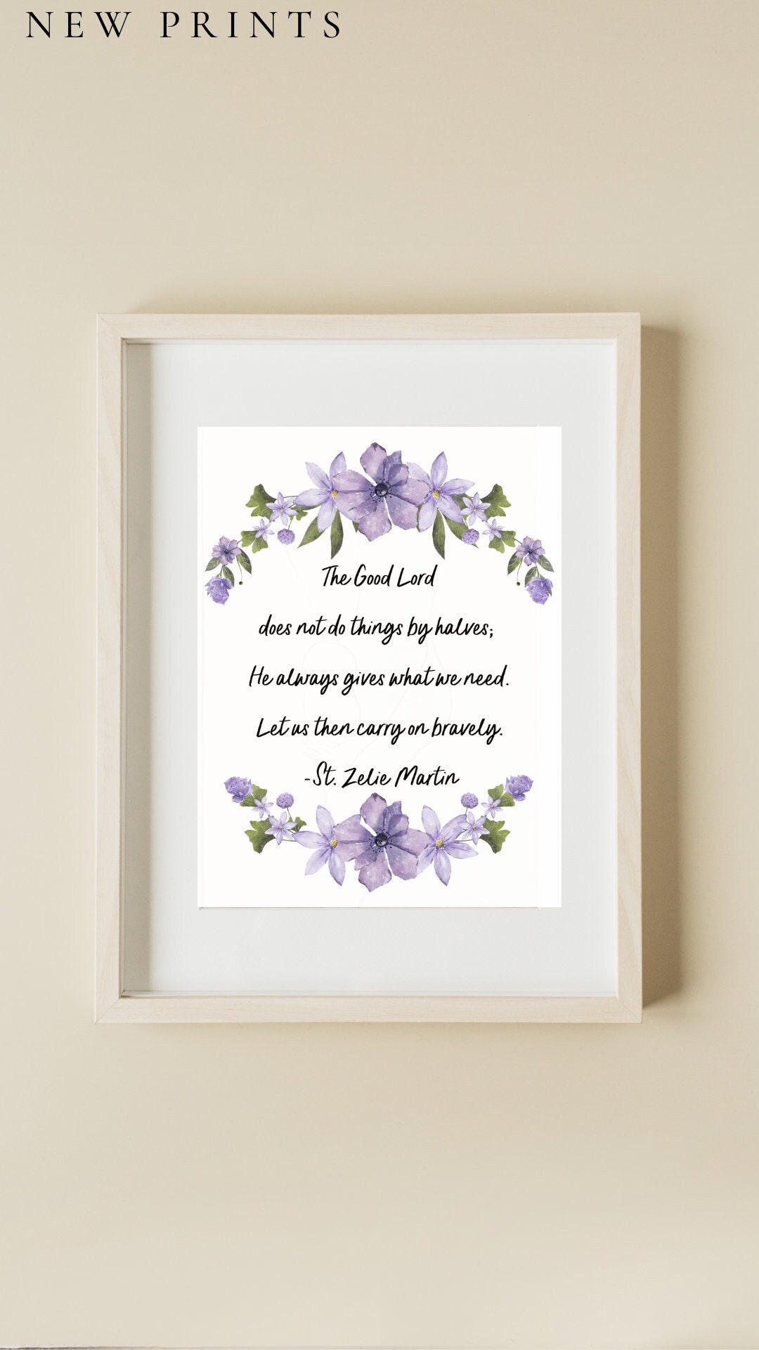 St. Zelie Martin Quote Print | Saint Quote PDF Print | Catholic Saint ...
