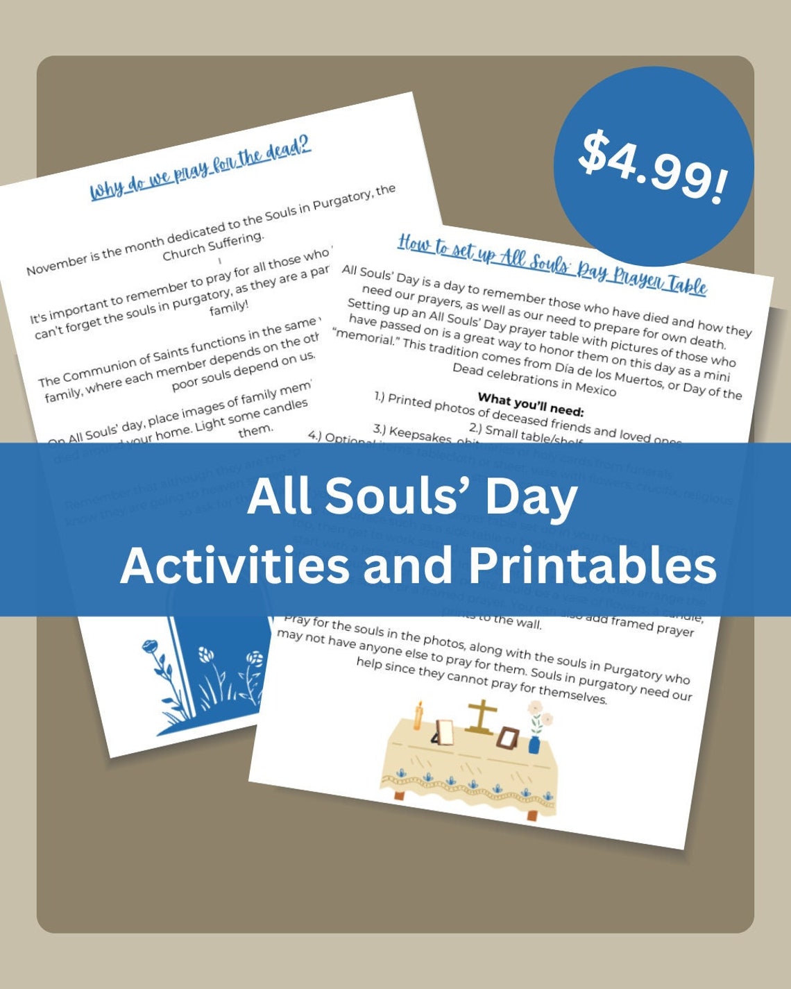All Souls' Day Activities and Printables All Souls' Day Prayer Catholic ...