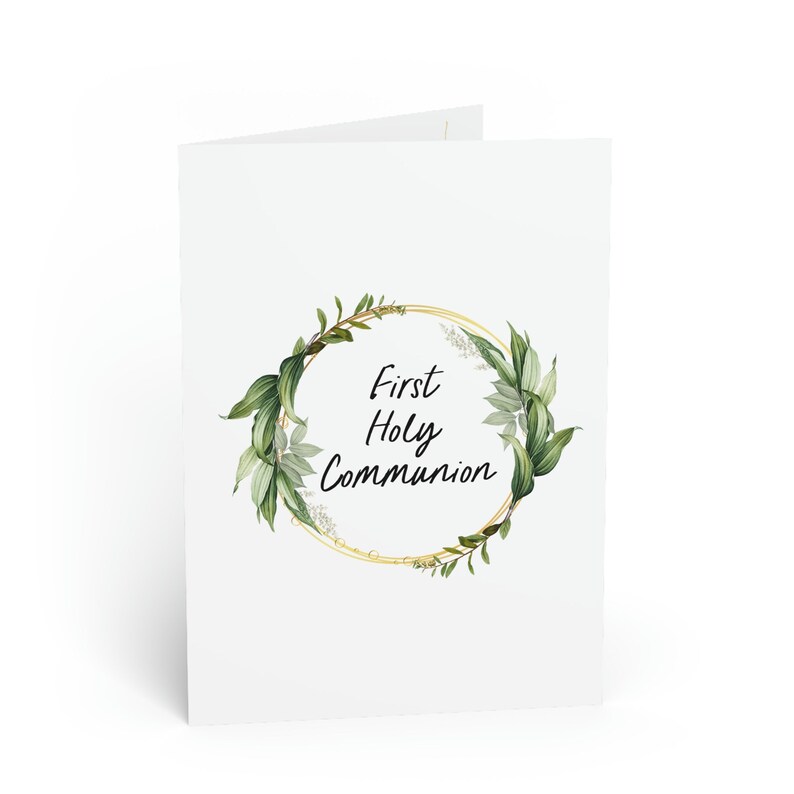 Catholic Holy Communion Card Sacrament Cards Catholic Cards Catholic ...