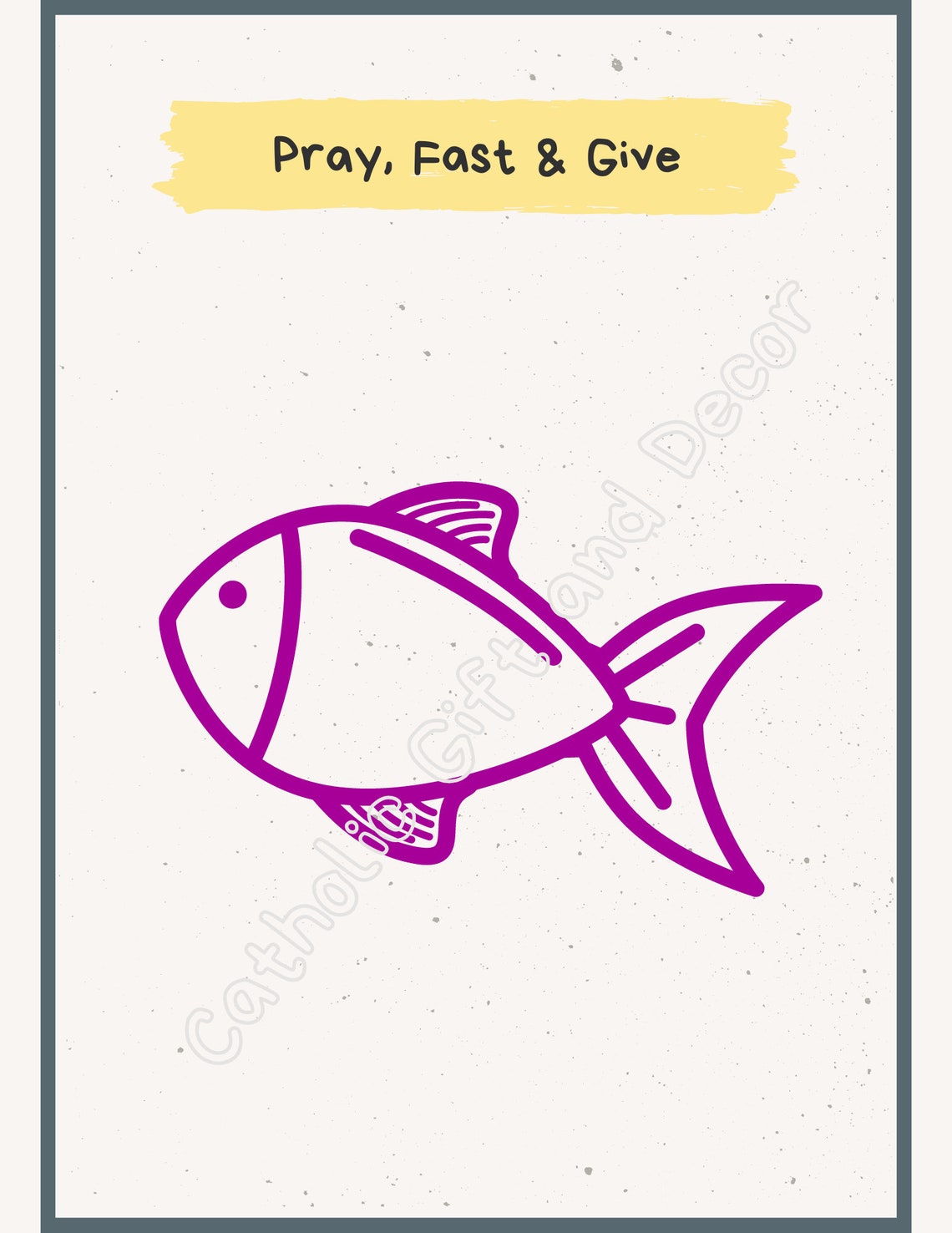 Lent Posters Printable Lent Prints Catholic Lent Catholic Classroom ...