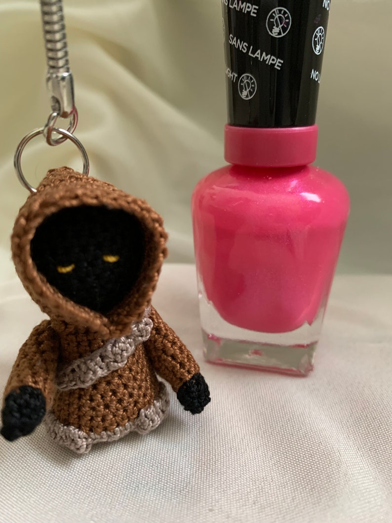 Crocheted Jawa Keychain - Etsy