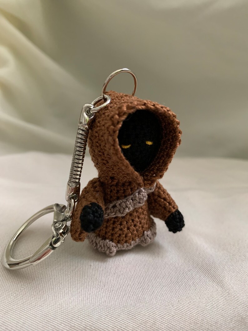 Crocheted Jawa Keychain - Etsy