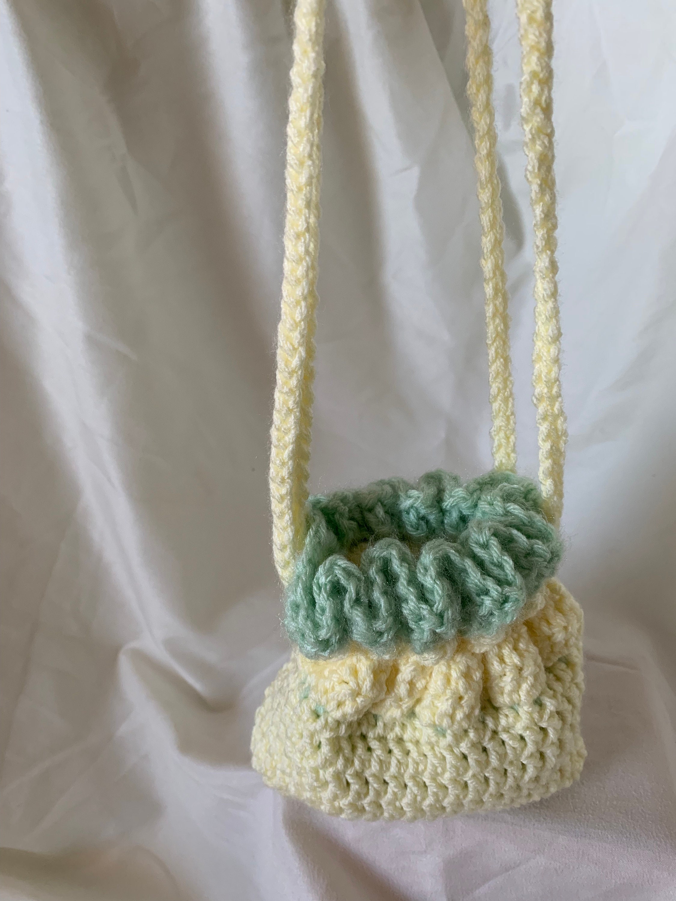 Crocheted Cradle/purse With Dolly - Etsy