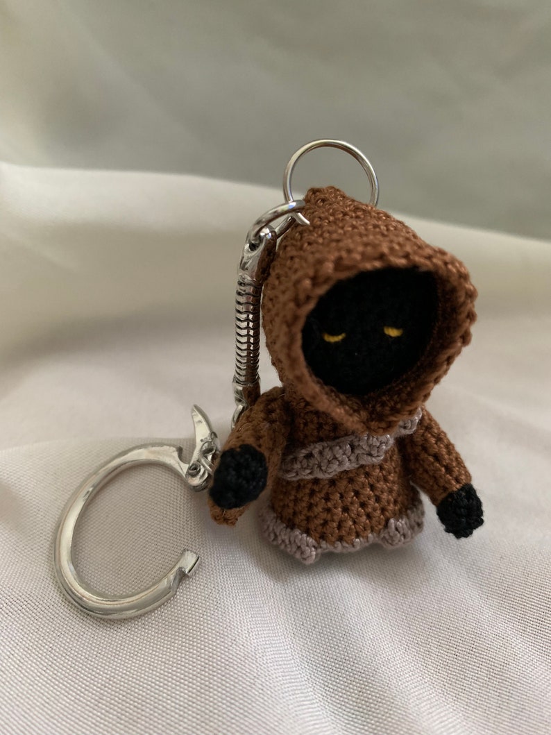 Crocheted Jawa Keychain - Etsy