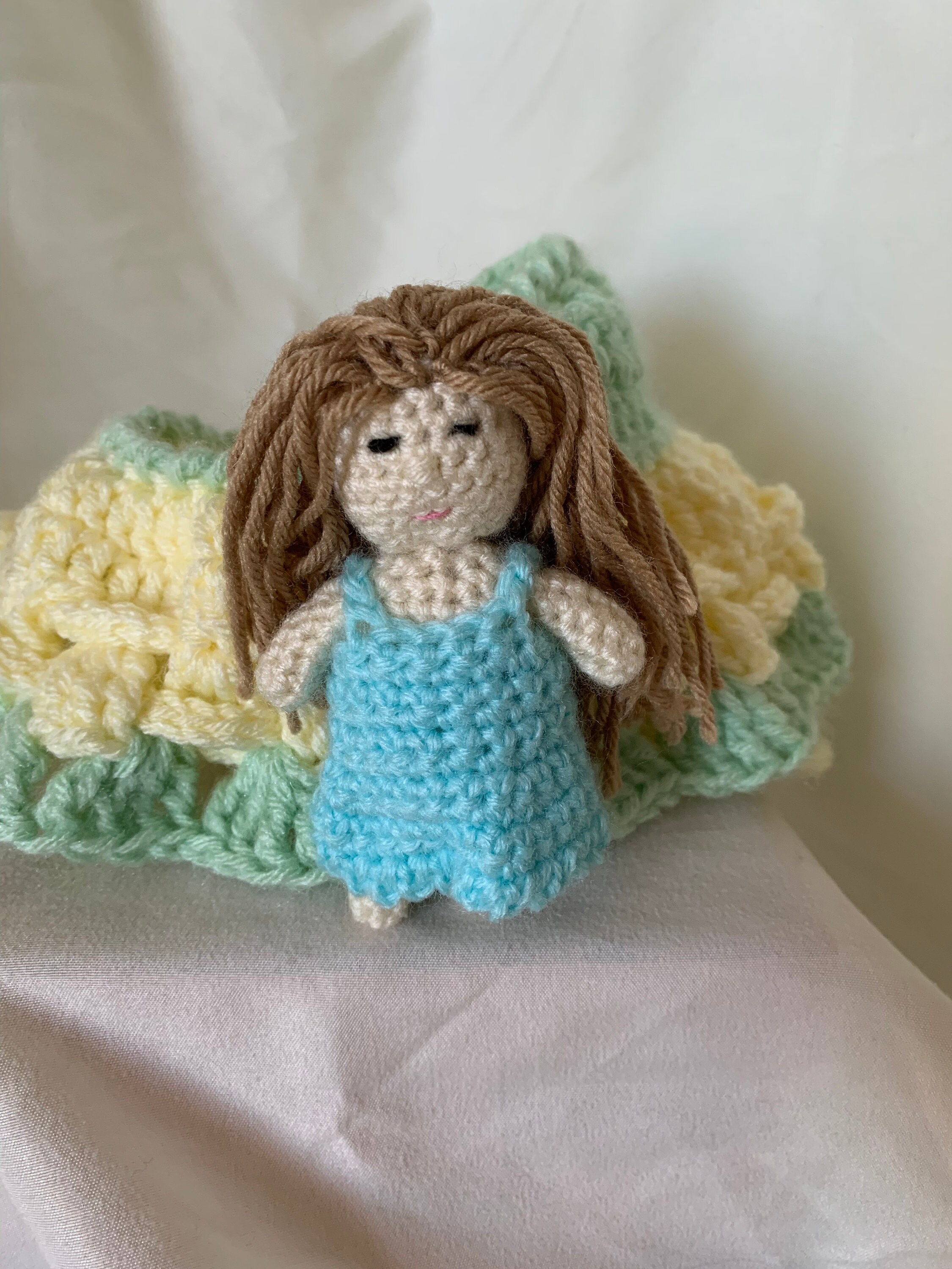 Crocheted Cradle/purse With Dolly - Etsy
