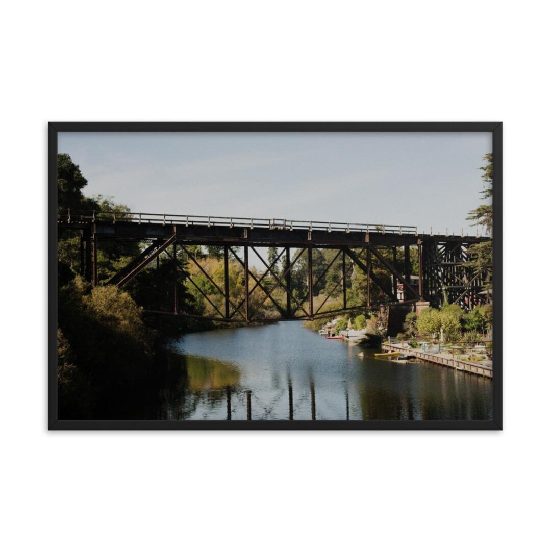 Historic Capitola Trestle Photography Print Soquel Creek Bridge View ...