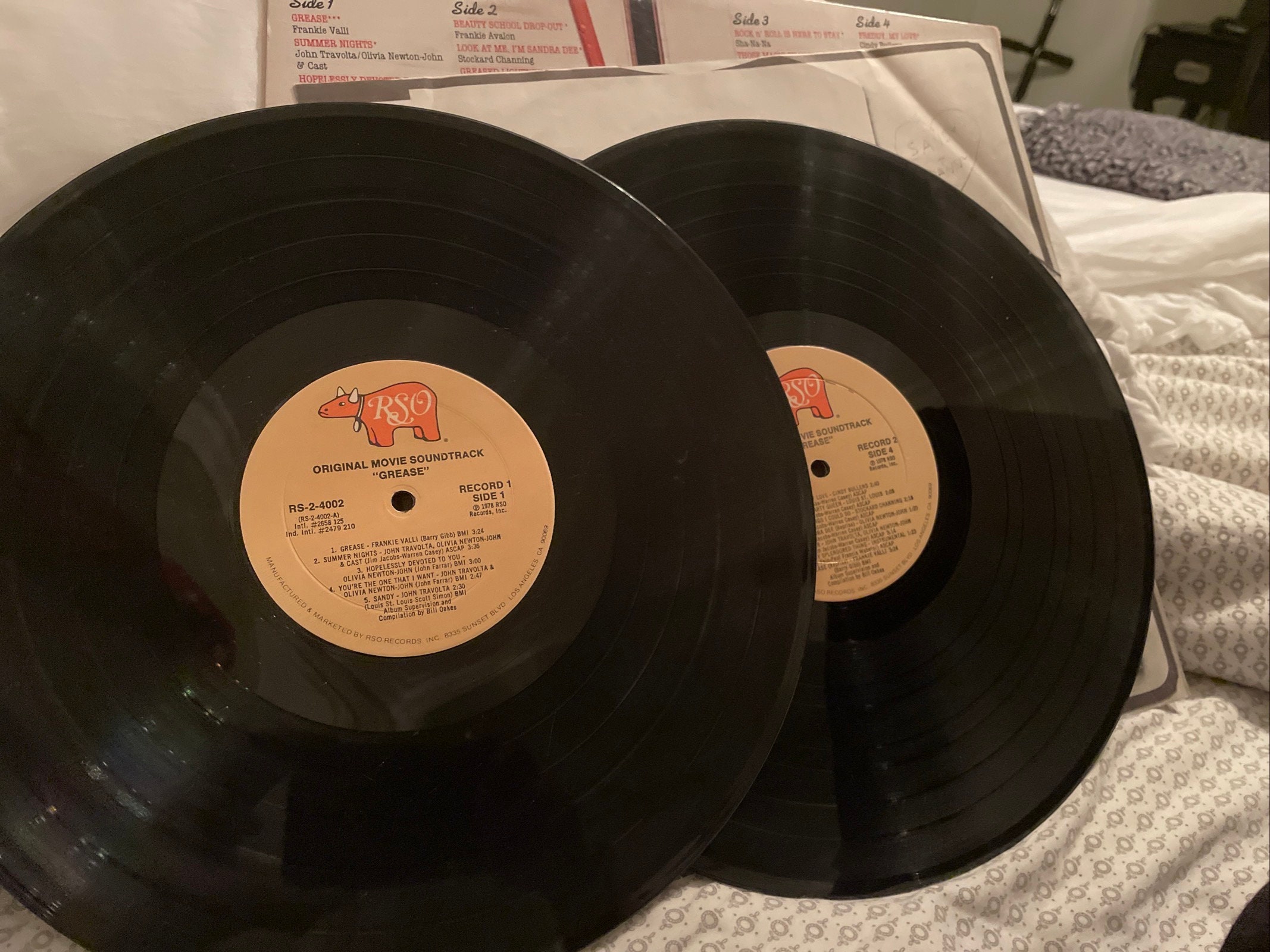 Vintage Grease Soundtrack Vinyl Records - Etsy