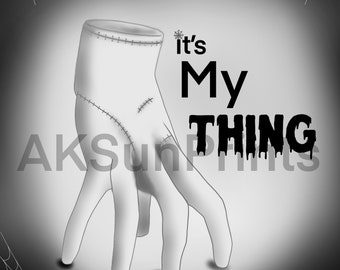 The Addams Family Thing VECTOR and PNG Image - Etsy