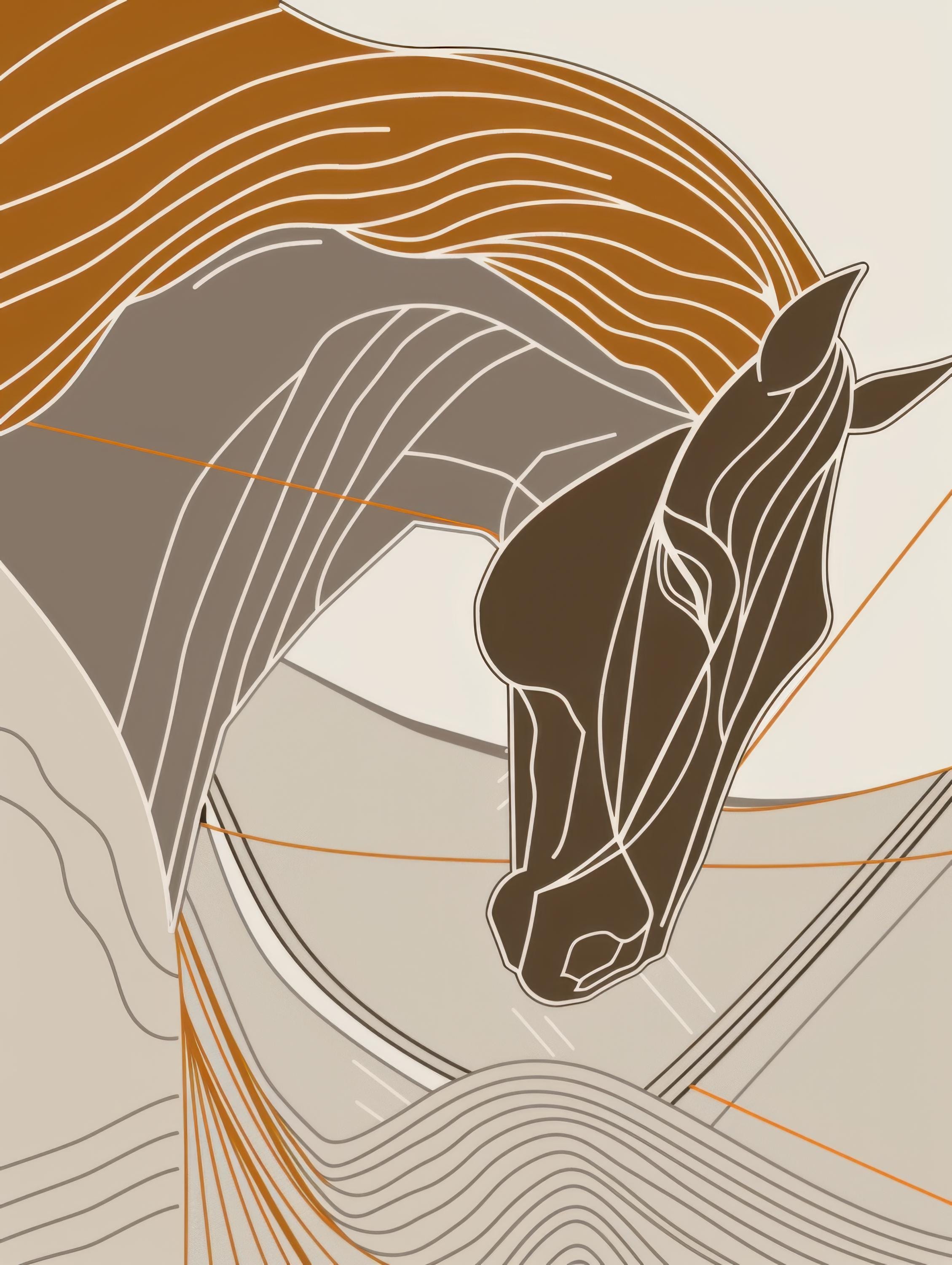 9 HORSES POSTERS - Digital File for Download / Horse Wall Art Printable ...