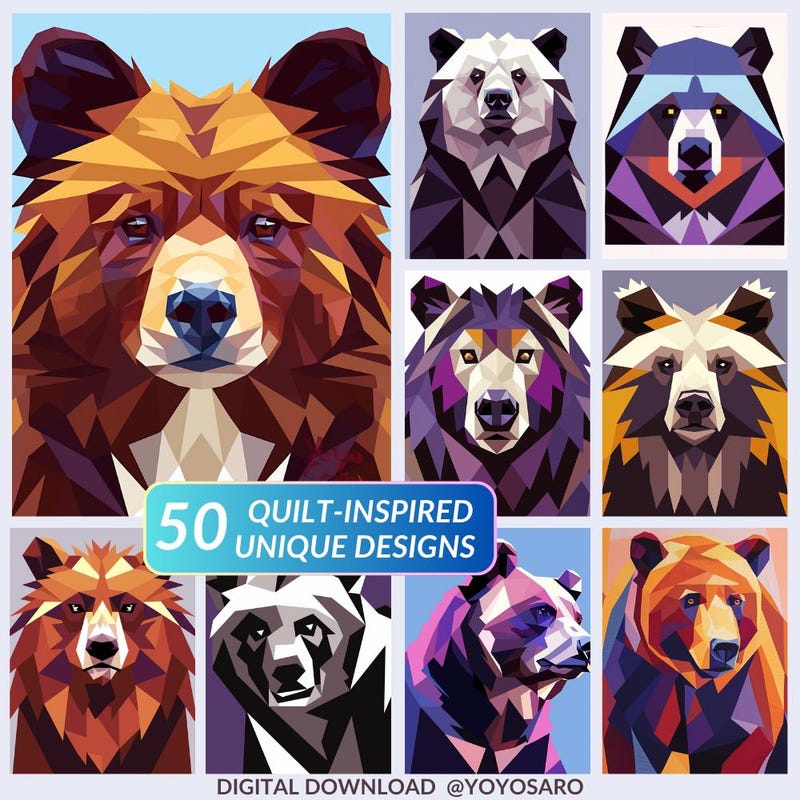 Wildlife Patchwork Fabric - Etsy