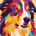 Vibrant Border Collie Quilt Design Collection (45 Images) | Geometric ...
