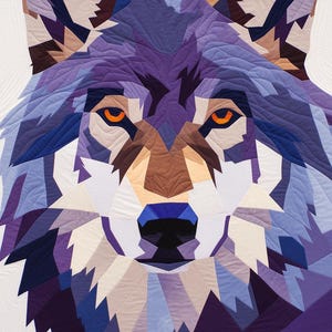 50 Forest Animals Pictures in Style of Geometric Wildlife Quilt ...
