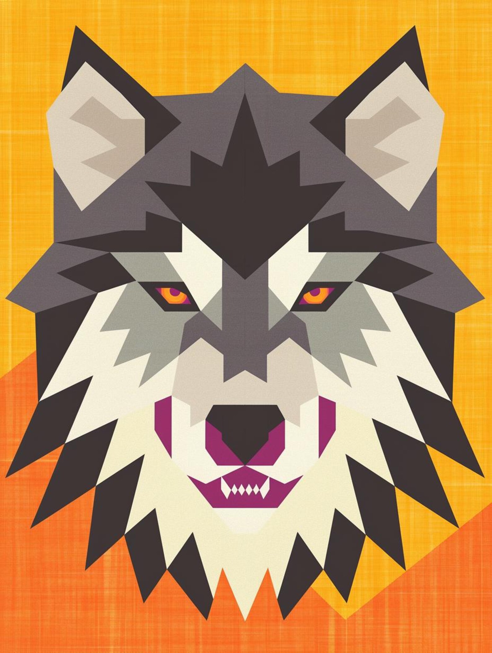 Siberian Husky Quilt-inspired Portraits | 20 Low Poly FPP Reference ...