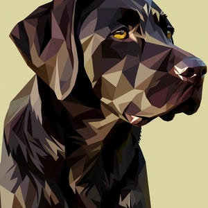 Colorful Labrador Retriever Quilt Art – Patchwork Dog Portrait ...