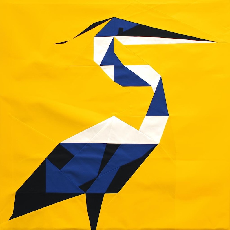 Heron Quilt Design Collection (9 PNG Images - Origami Heron Quilt ...