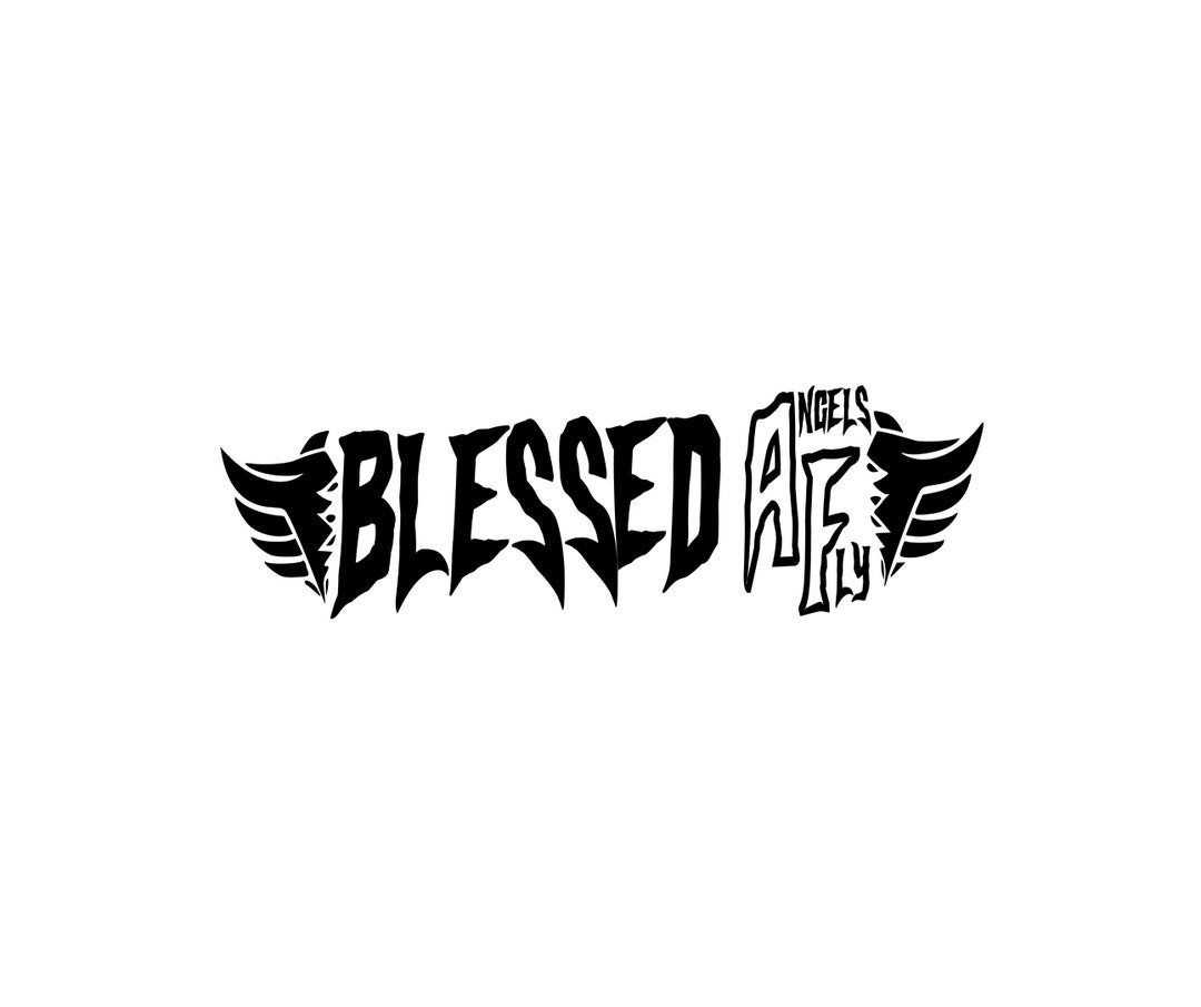 Blessed Angels Fly PNG - Etsy