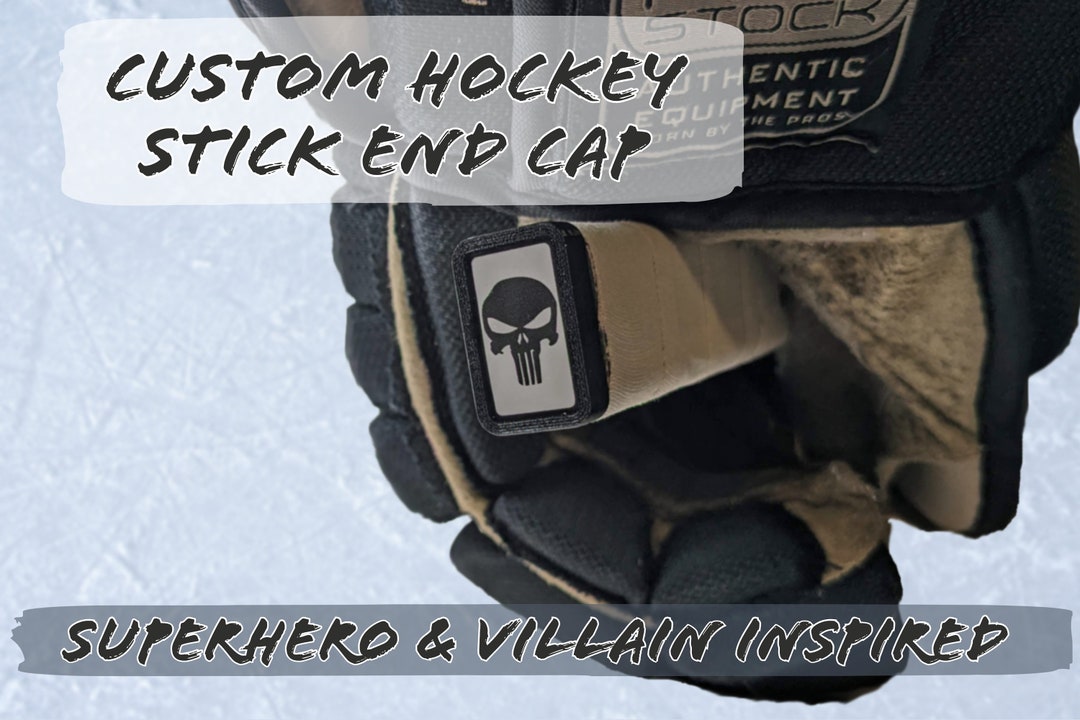 Custom Hockey Stick End Cap JR and SR Sizes Superhero & - Etsy